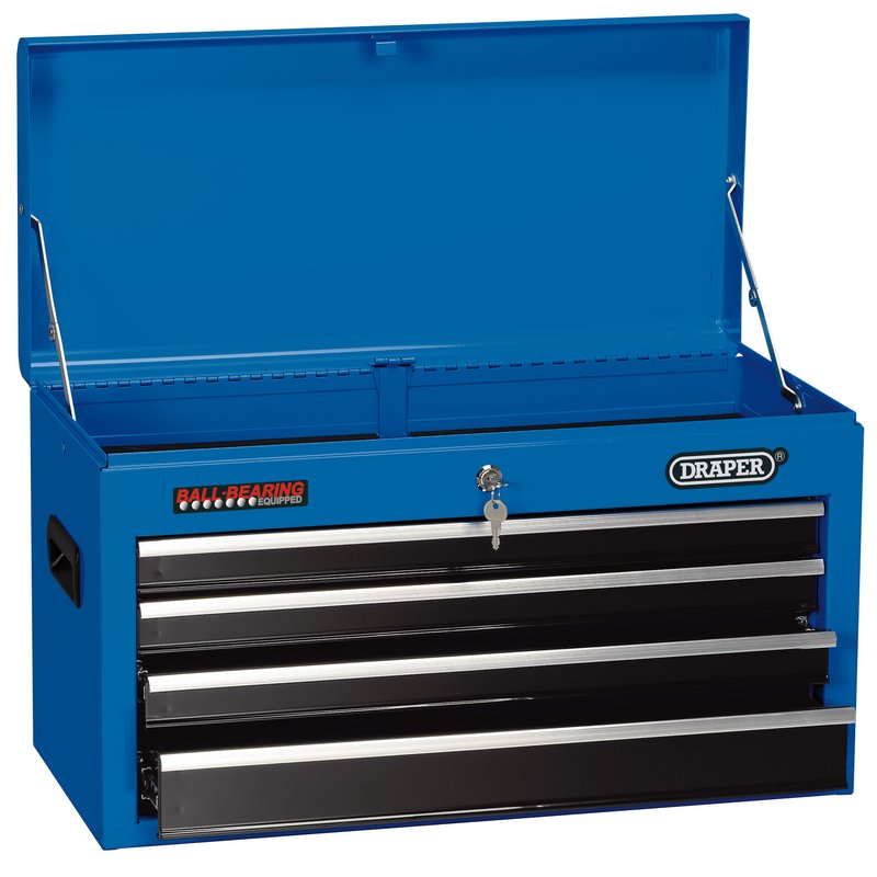 Tool Chest, 4 Drawer, 26", Blue – EXCELR8 Merchandise