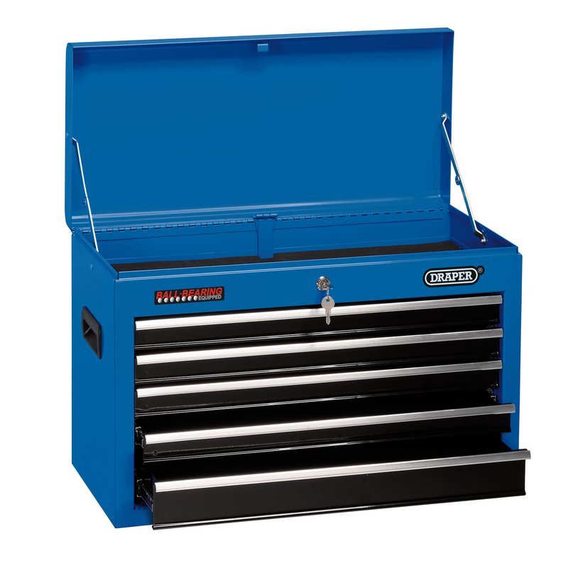 Tool Chest, 5 Drawer, 26", Blue – EXCELR8 Merchandise